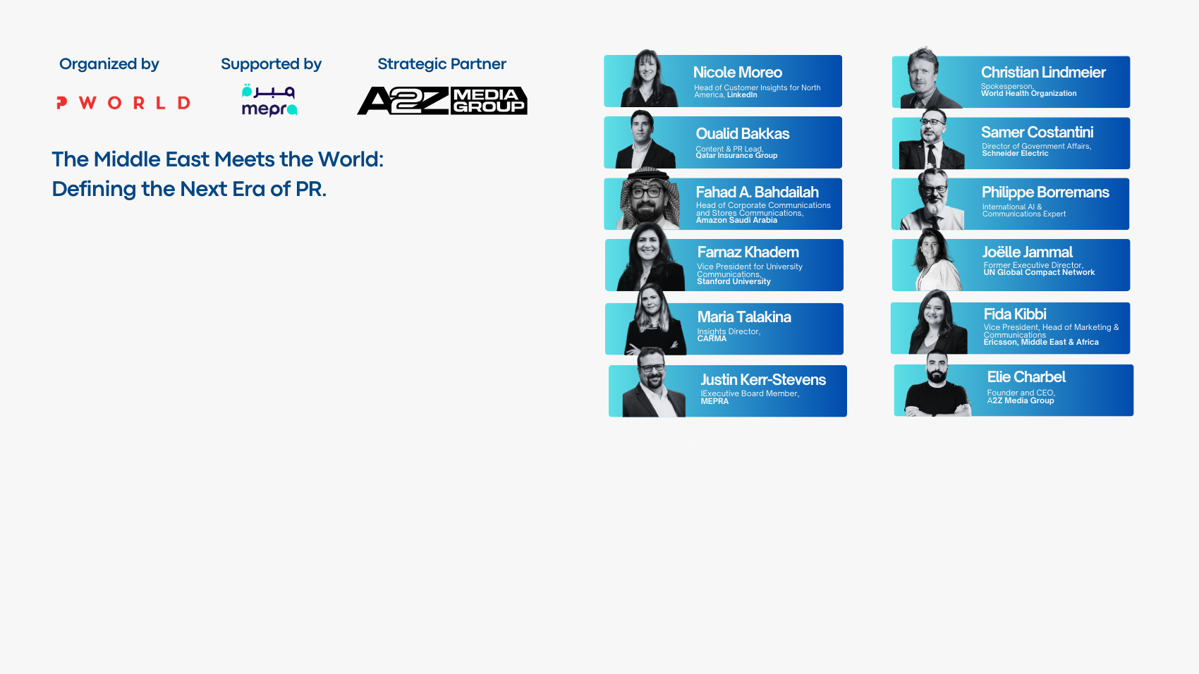 Global PR Summit Middle East 6 | PWorld